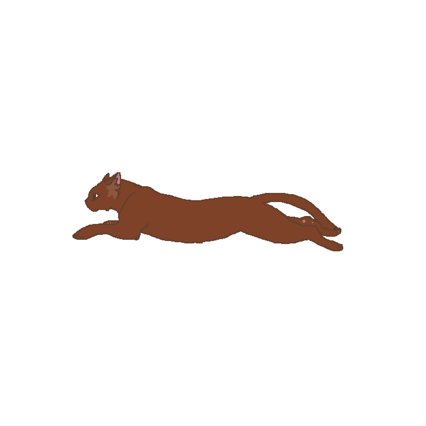 Pixilart - Cat running gif by Unwanted-Shadow