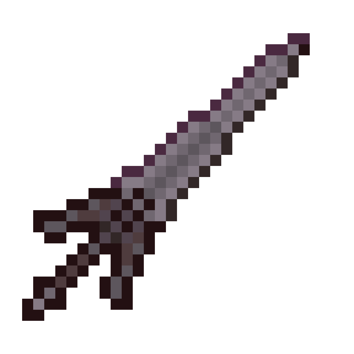 Pixilart - Netherite Sword by Lamgam