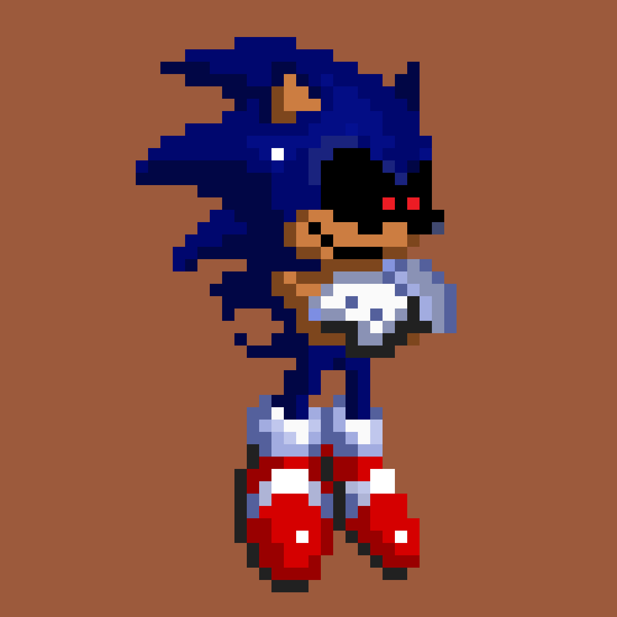 Pixilart - my sonic.exe floating by wondertaco256