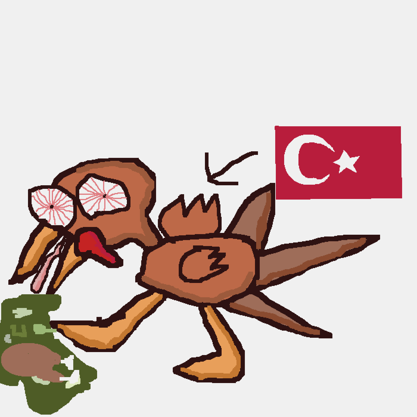 Pixilart - TURKEY!!!! by anetskyriefan