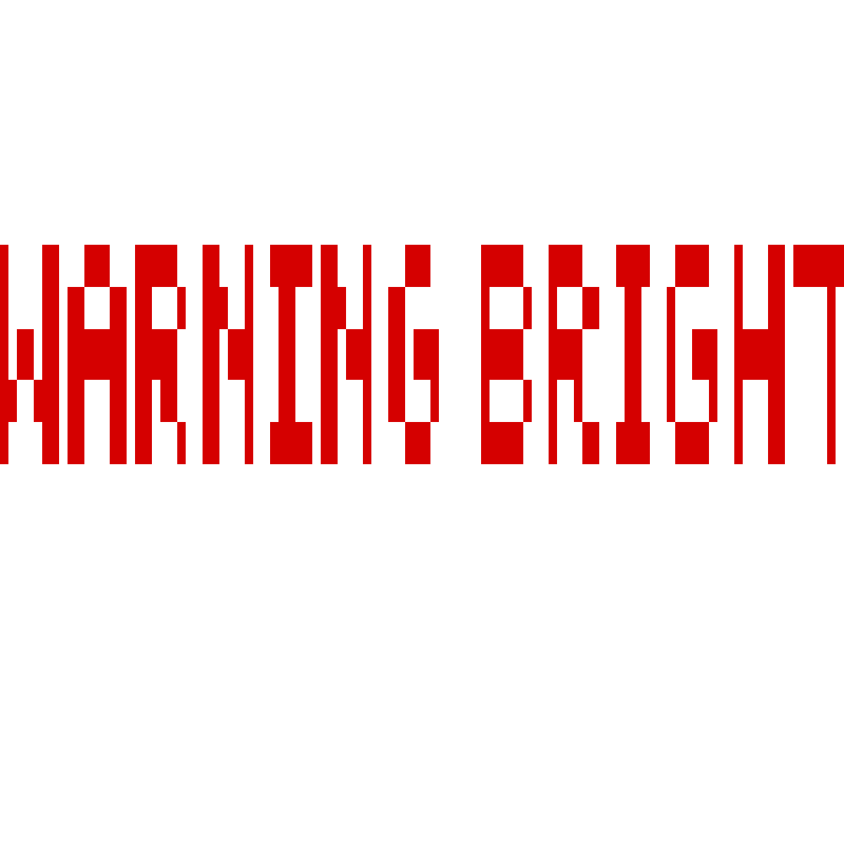 Pixilart - Warning Brightness by Justthezodiac1