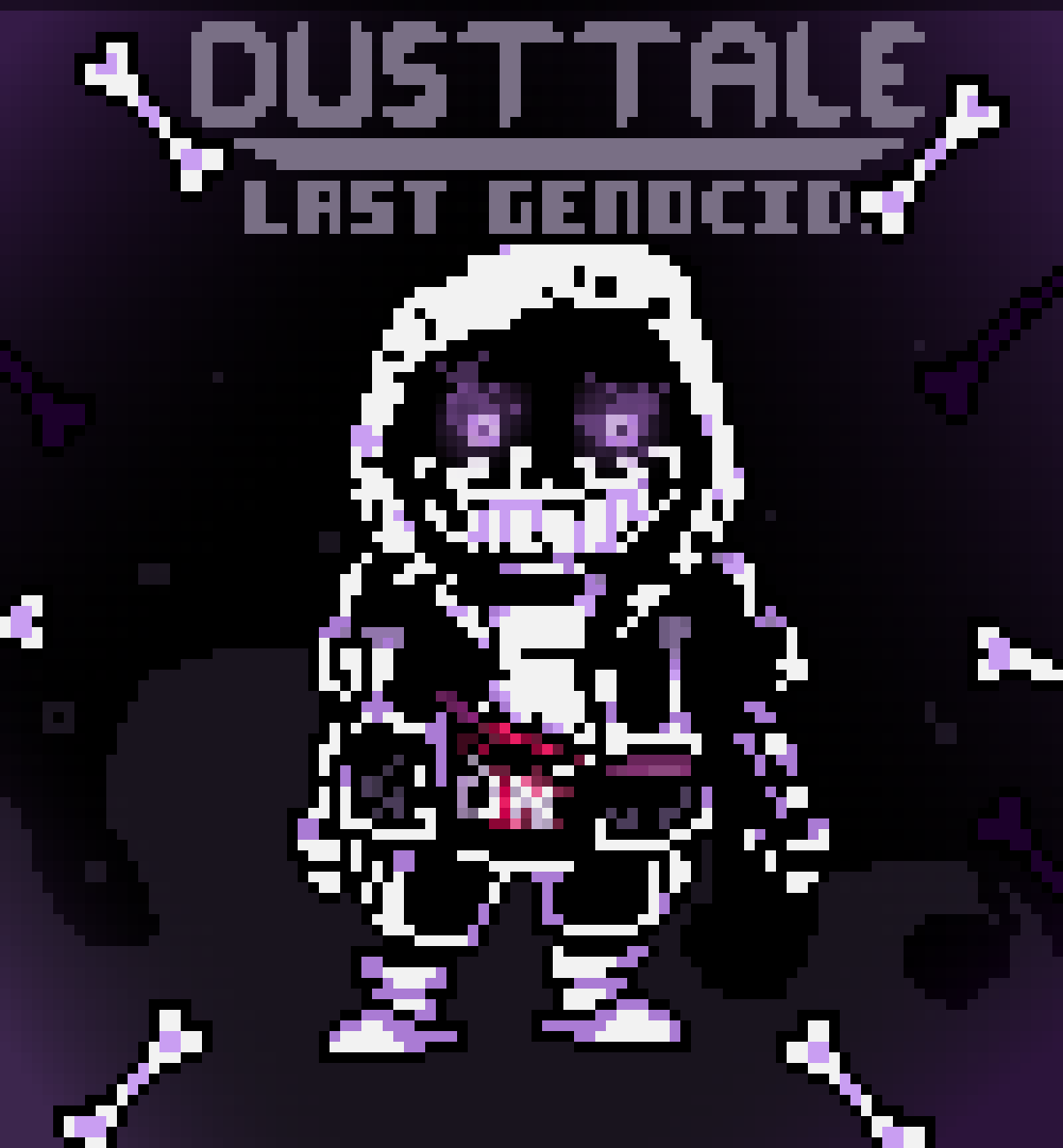 Pixilart - DustTale Last genocide by Glitched-artist