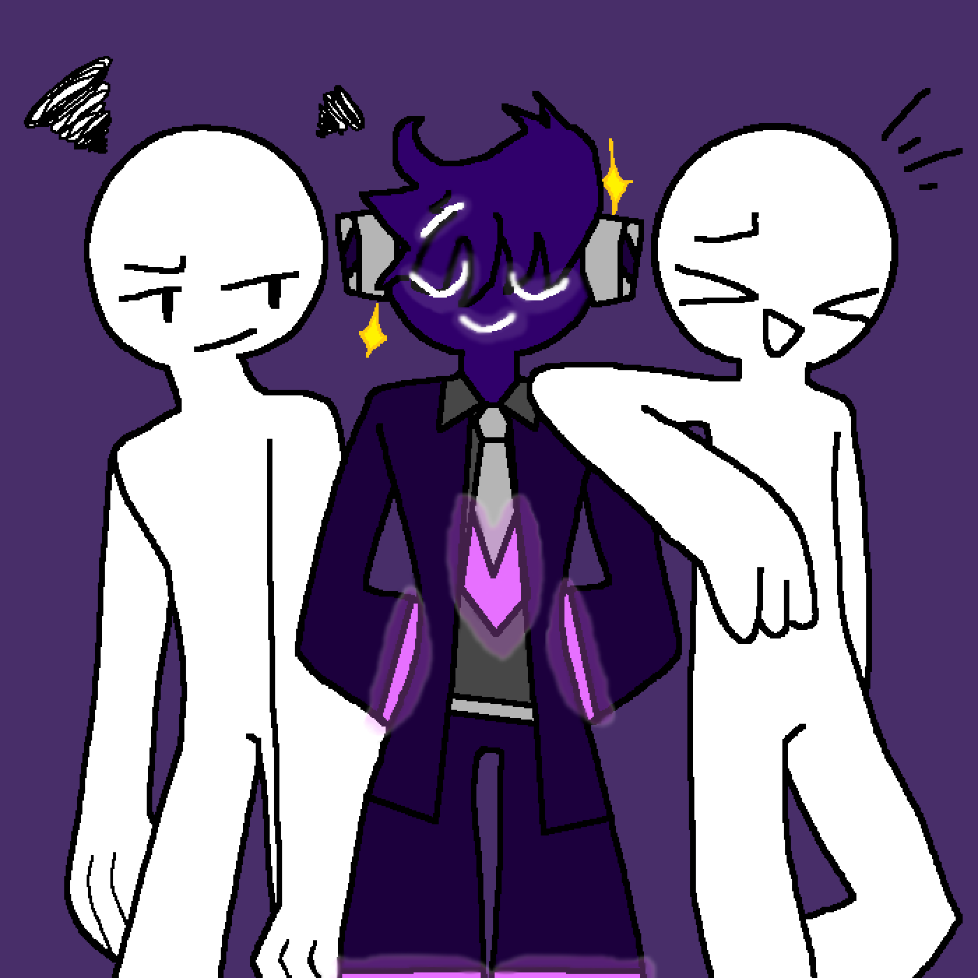 Pixilart - Trio Base by FandomFan230