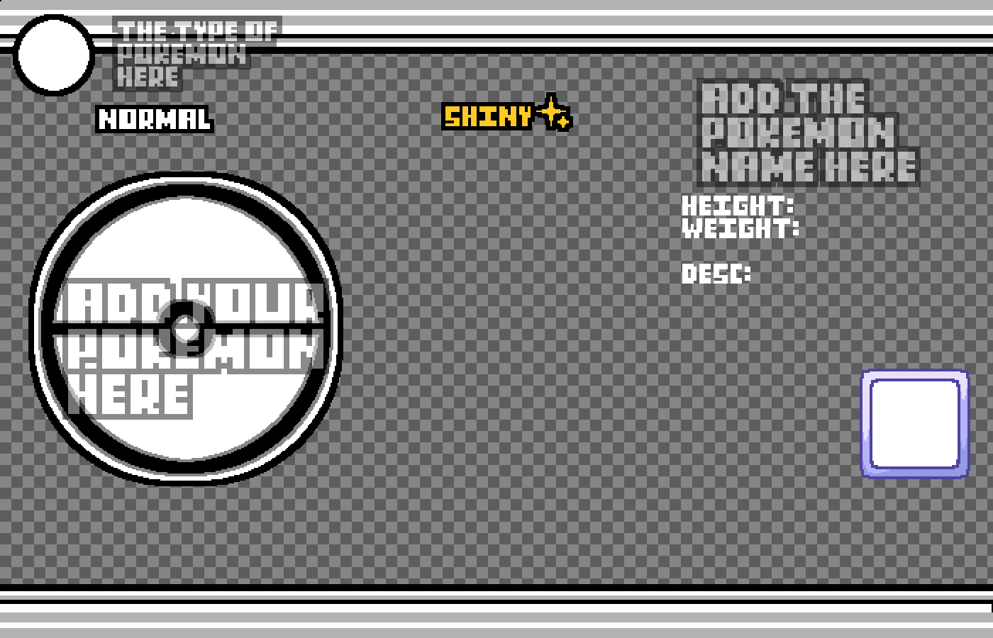 Pixilart - Pokémon Base by Filipizin