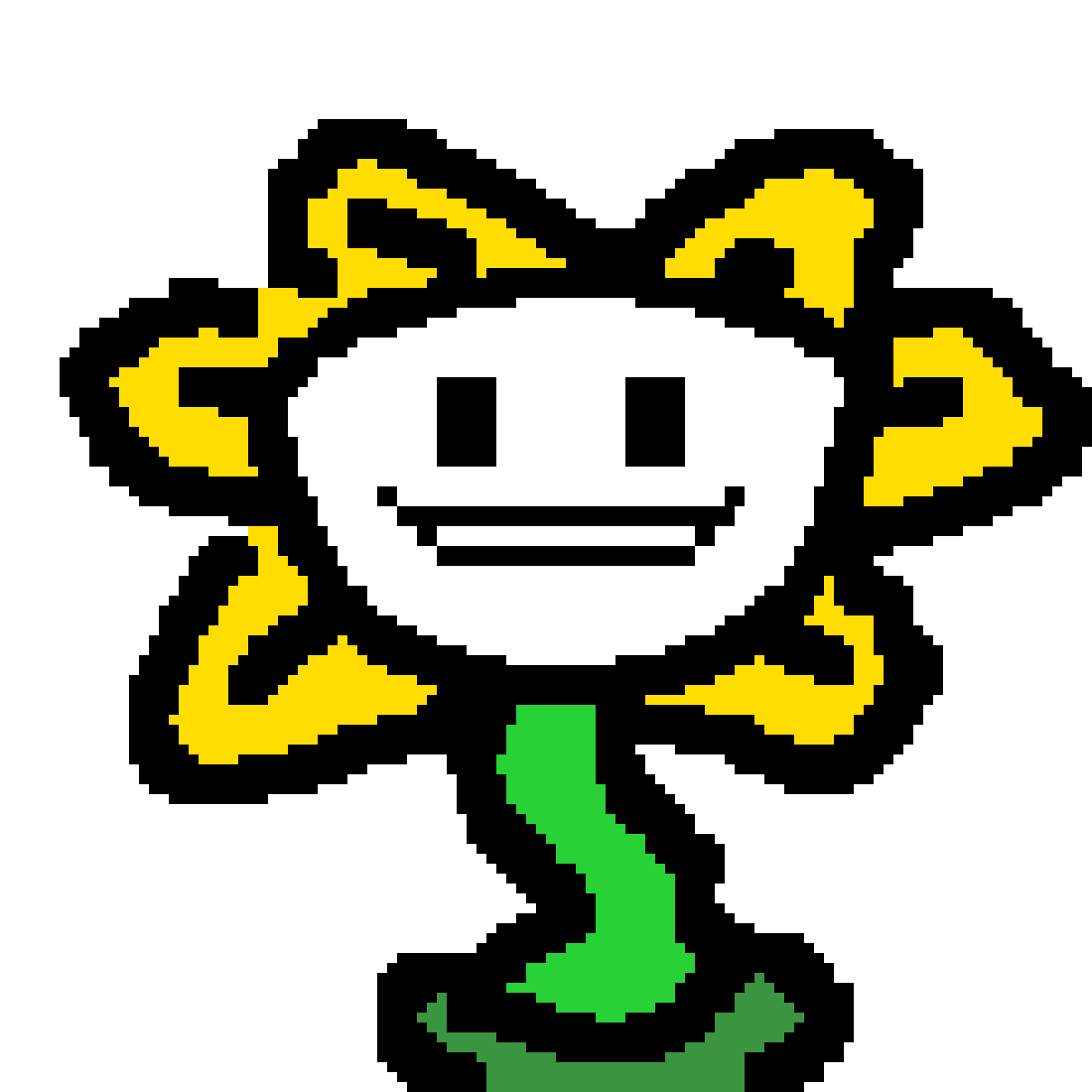 Pixilart - Fire Flowey by Dudeman3800