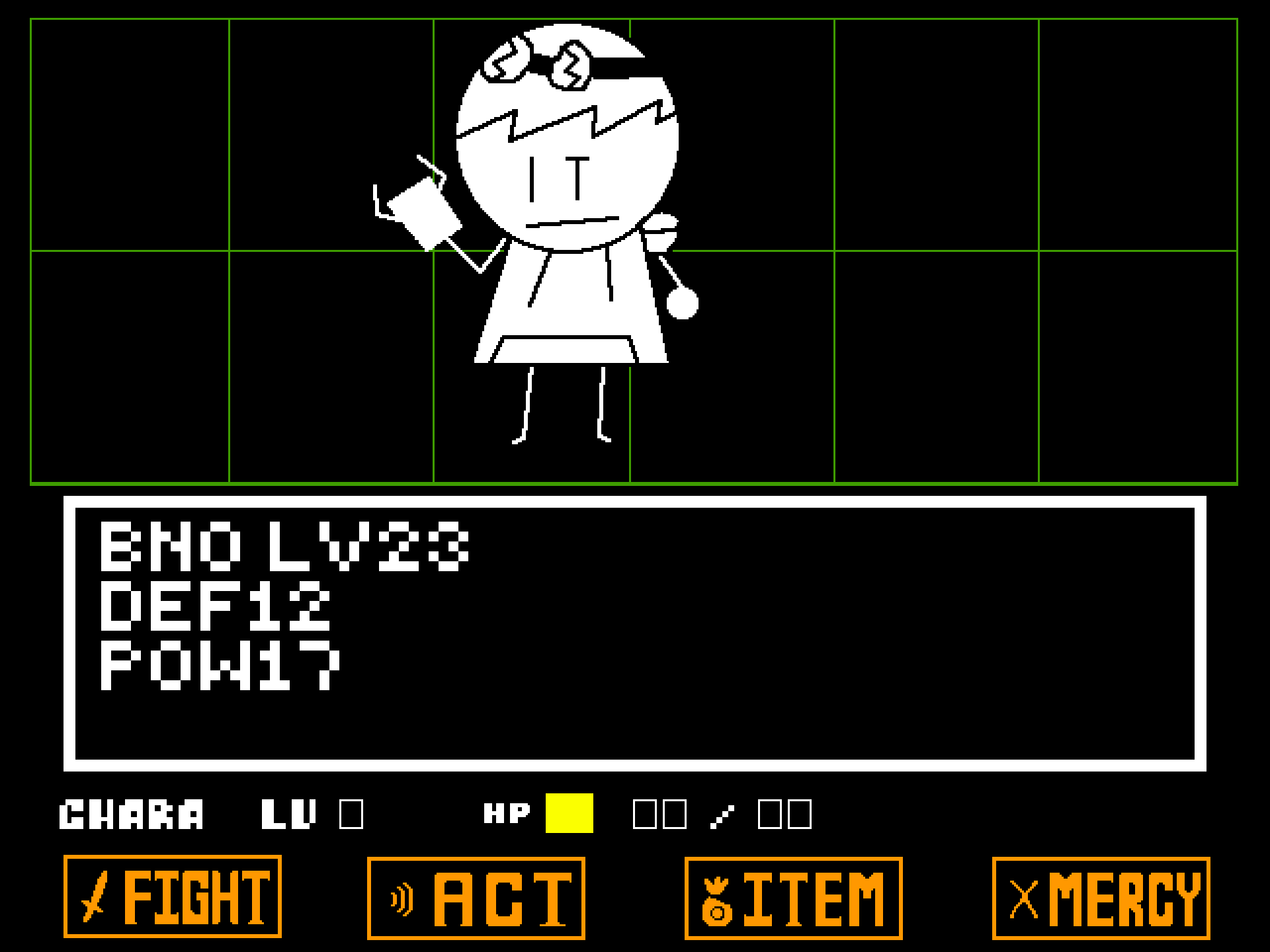 Pixilart - Undertale Battle Template by Brandon8675