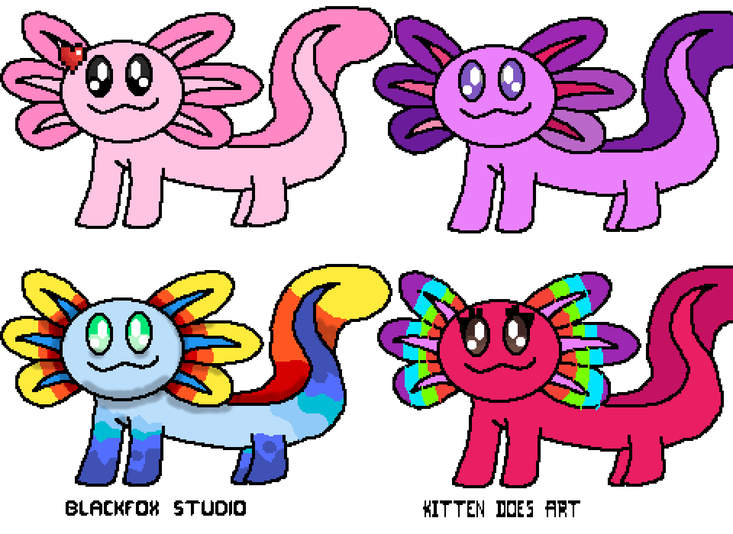 Pixilart - Make your own axolotl by Positive-Peeps