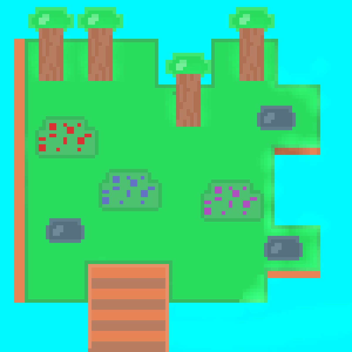 Pixilart - 8-Bit Island by Sanio