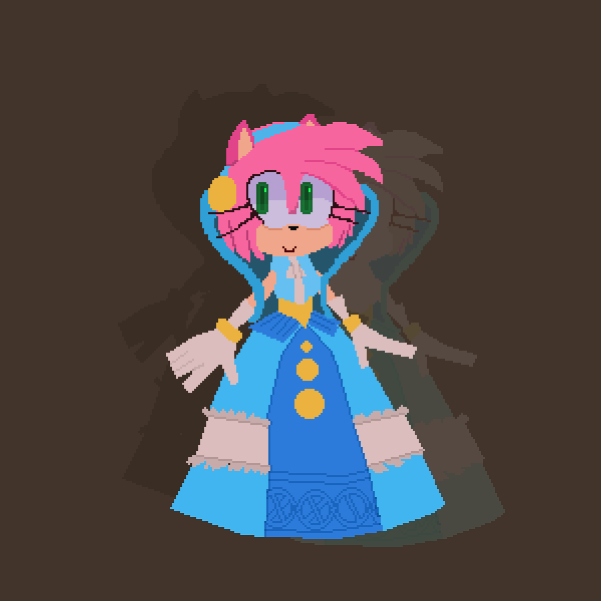 Pixilart - Amy Rose from "sonic and the black night" by cool-object-520