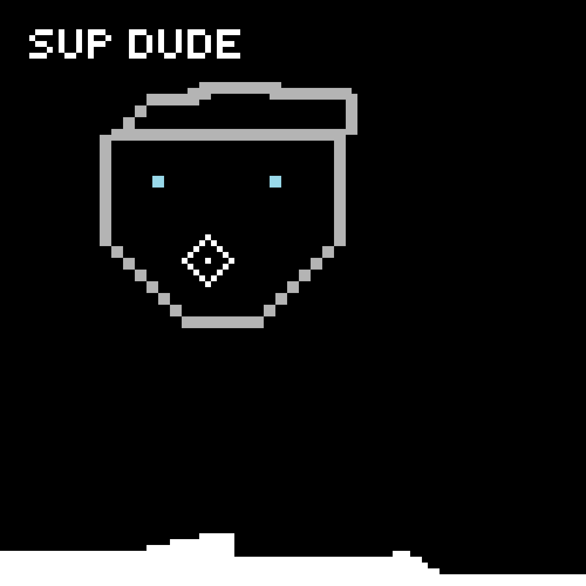 Pixilart - SUP DUDE by nali5