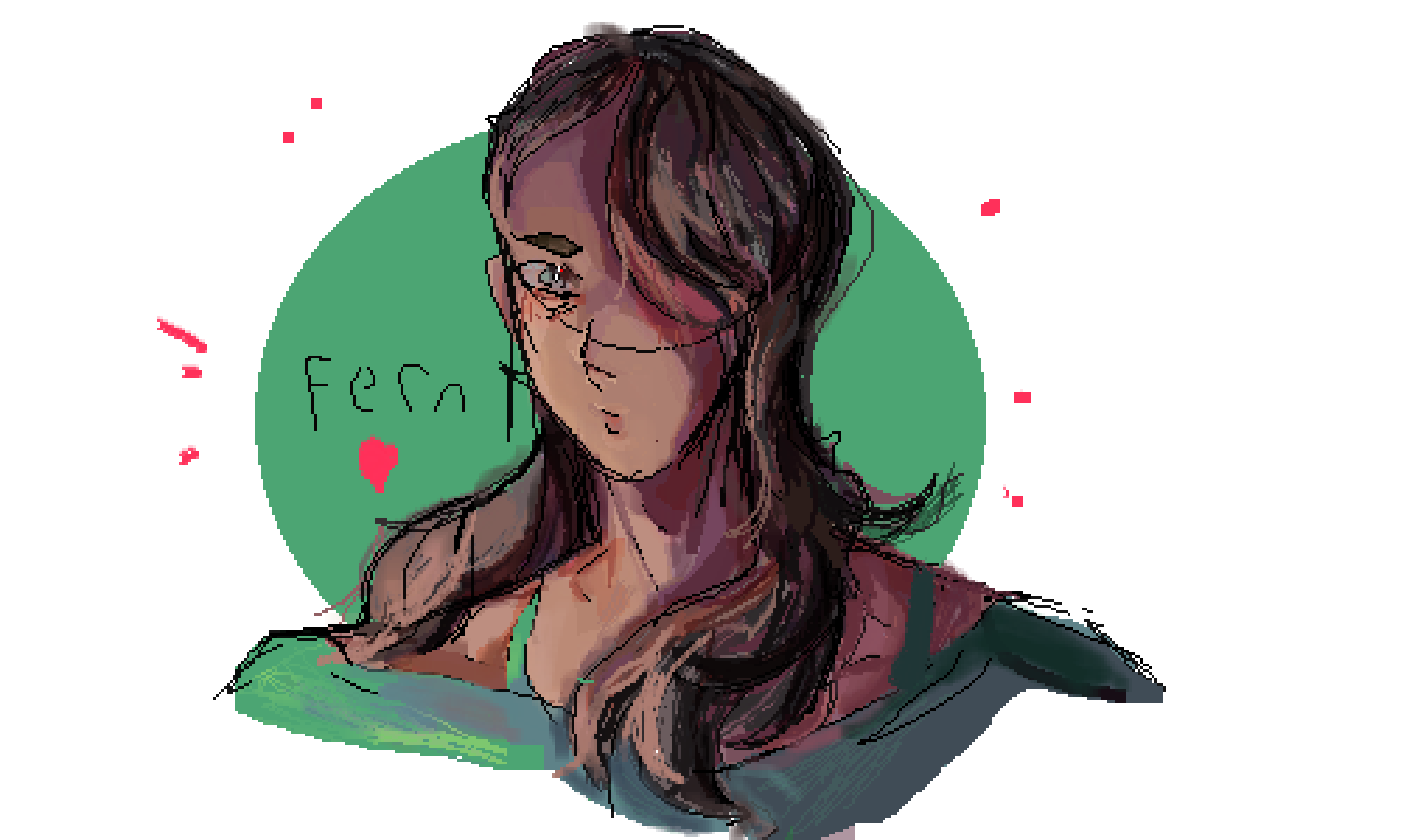 Pixilart - fern -- oc art by serene-silvxr
