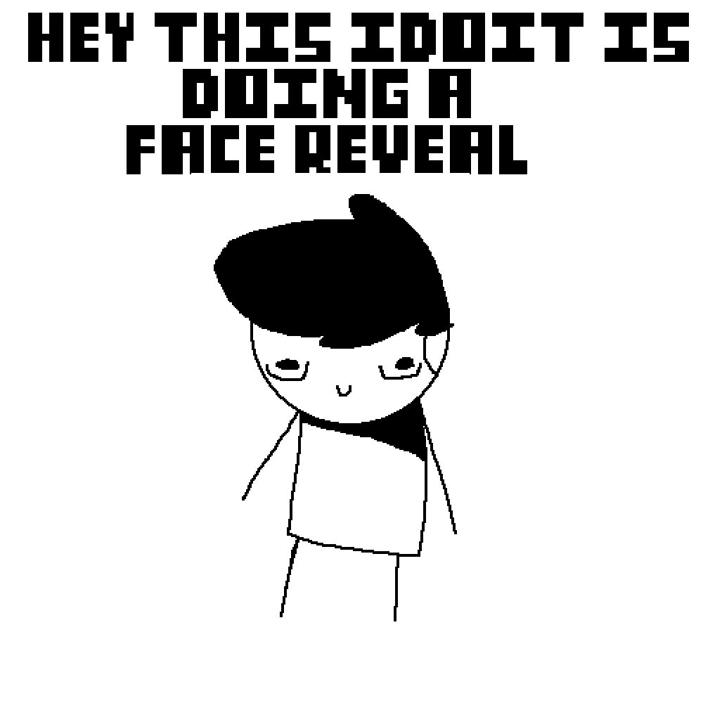 Pixilart - face reveal by the-rad-raccoon