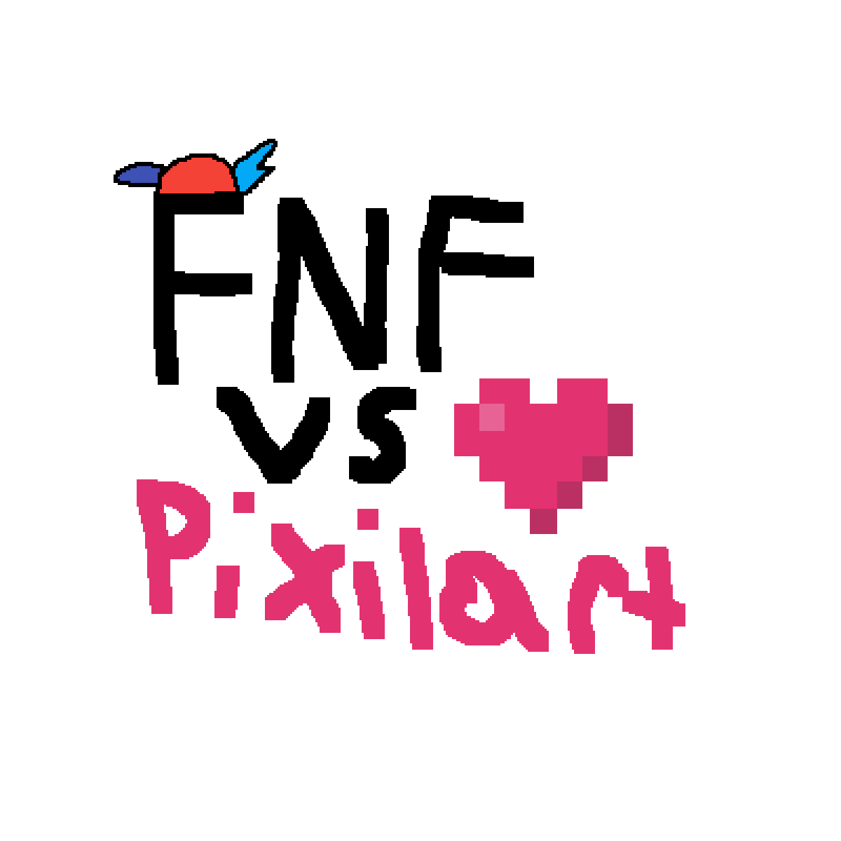 Pixilart - FNF Vs Pixilart Logo by MwallaceTheBest