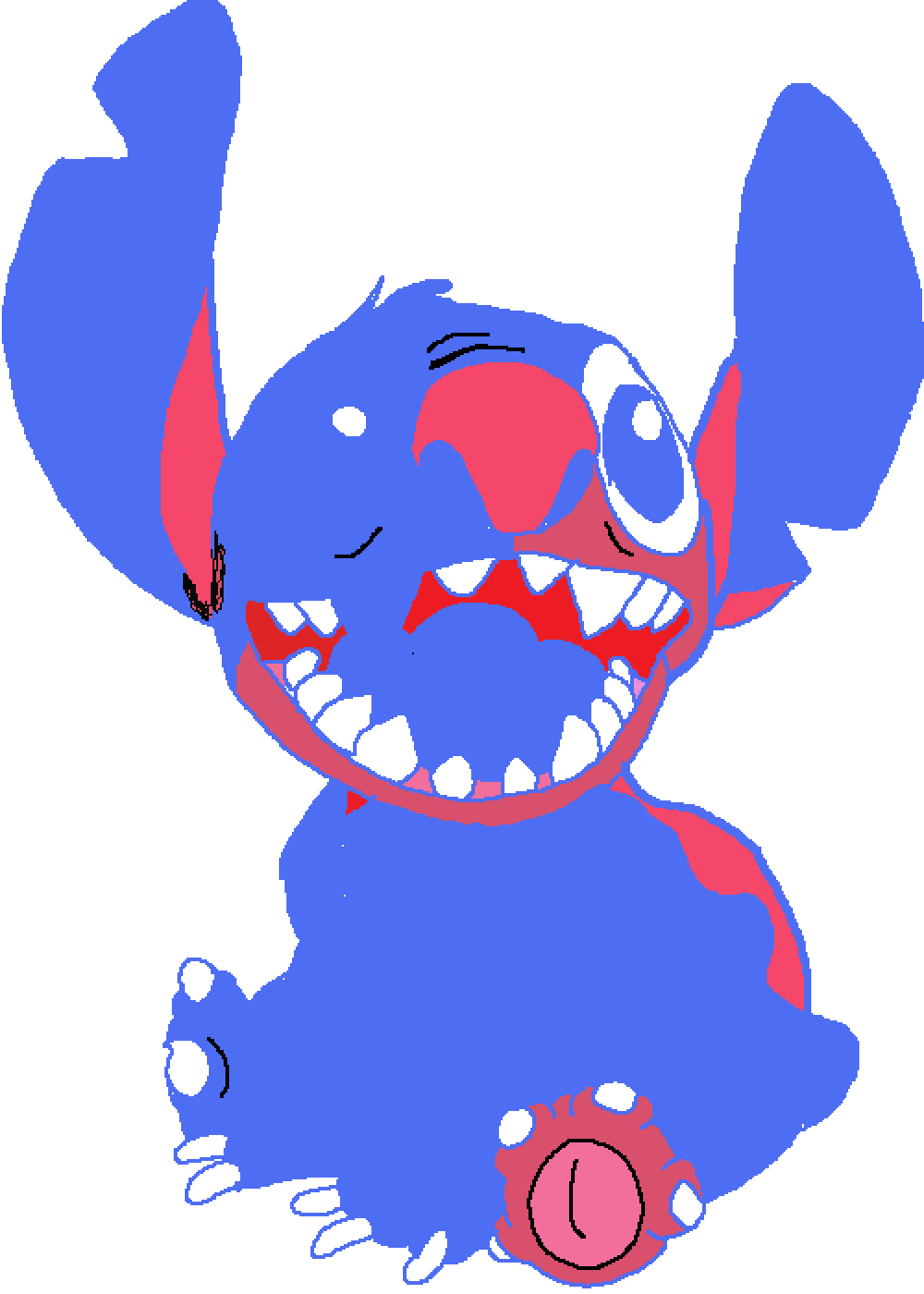 Pixilart - Stitch BASE by PatricK9