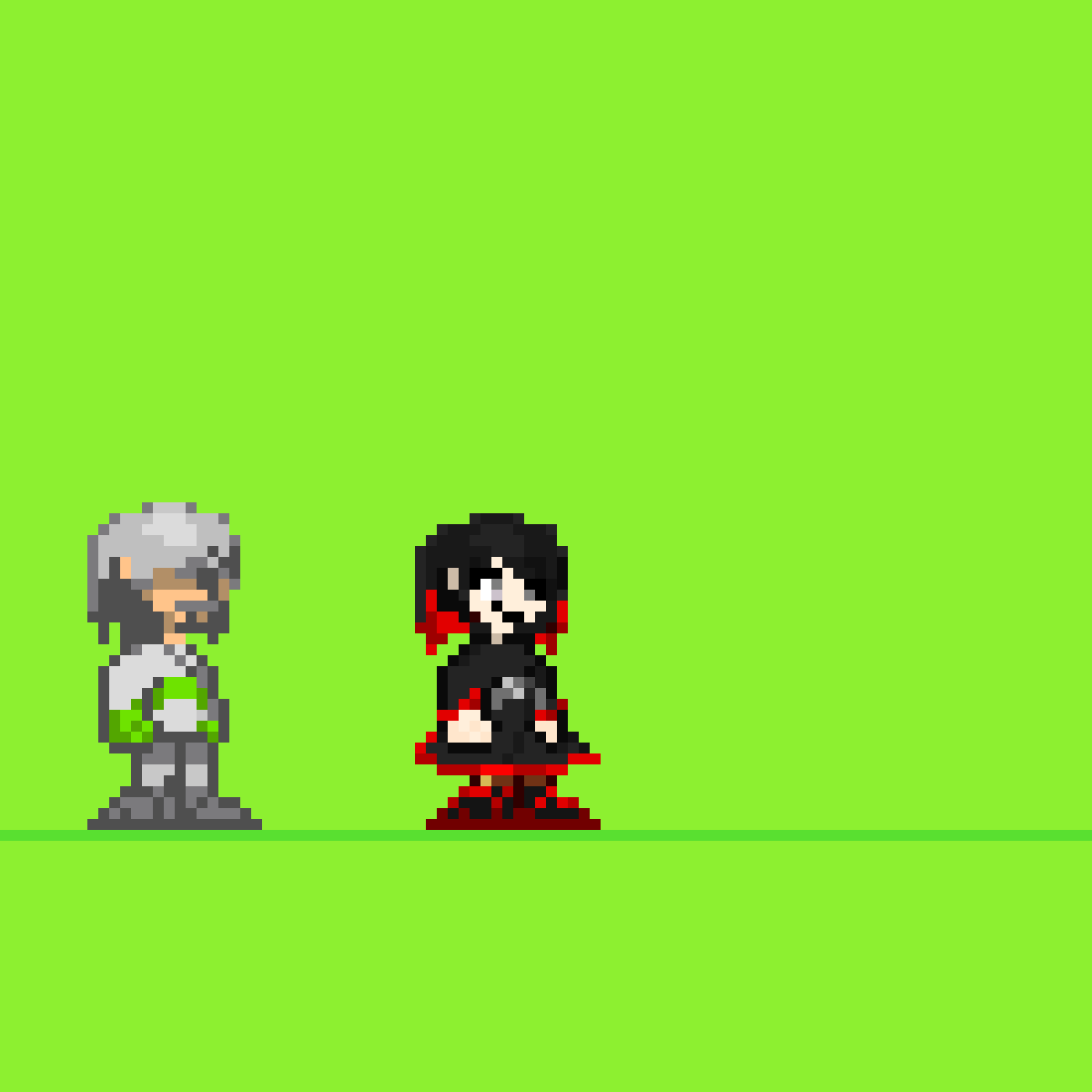 Pixilart - ruby rose sprites again by Cosmogos
