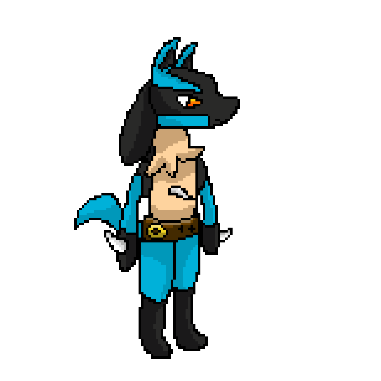 Pixilart - Zephyr Idle Animation by Thunderbird509