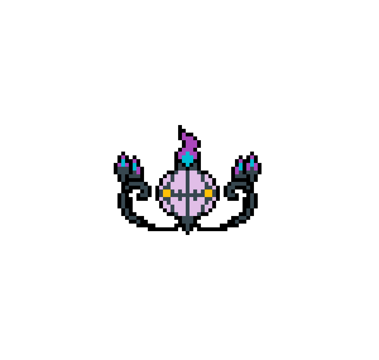 Pixilart - chandelure (chandelier Pokemon) by Pugs1