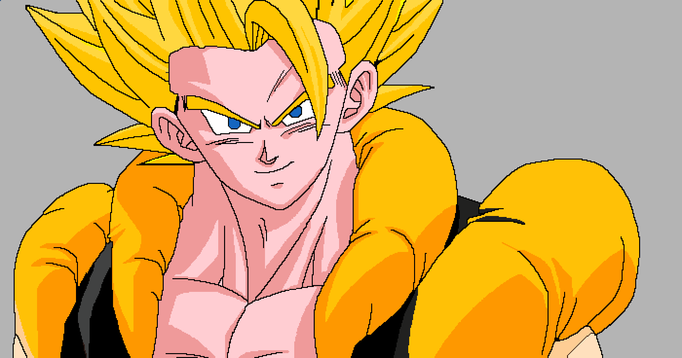 Pixilart - Gogeta Super saiyan (remixed recolored) by Kaail