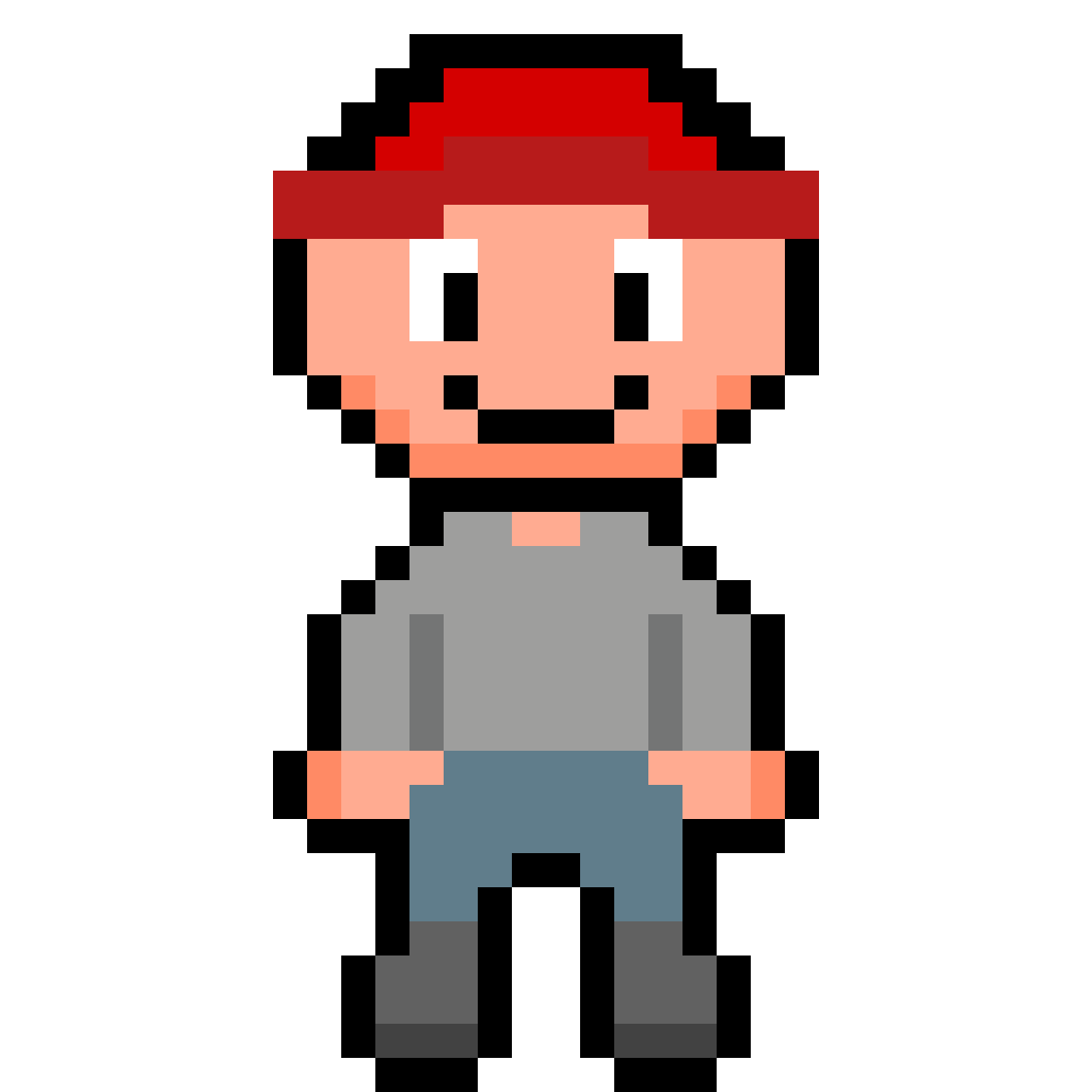 Pixilart - Spiff overworld sprite (front) by ChadSalmence