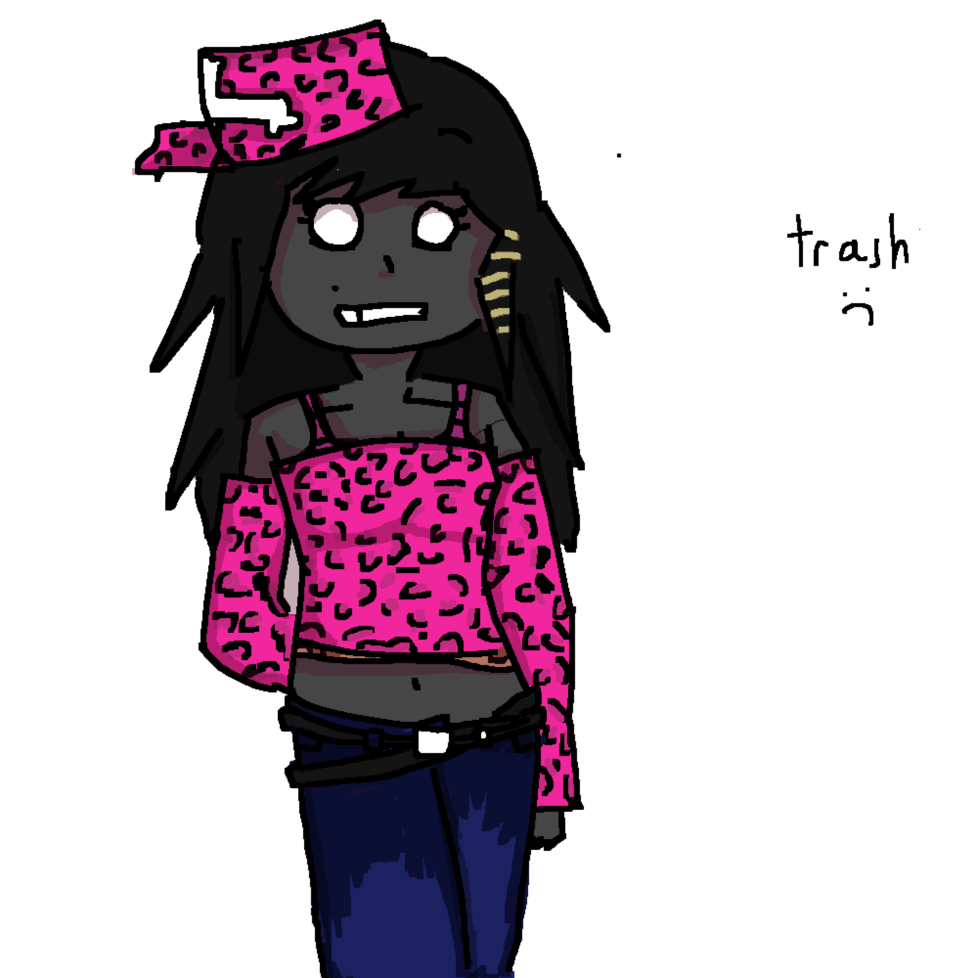 Pixilart - trash drawing by leytsekhe