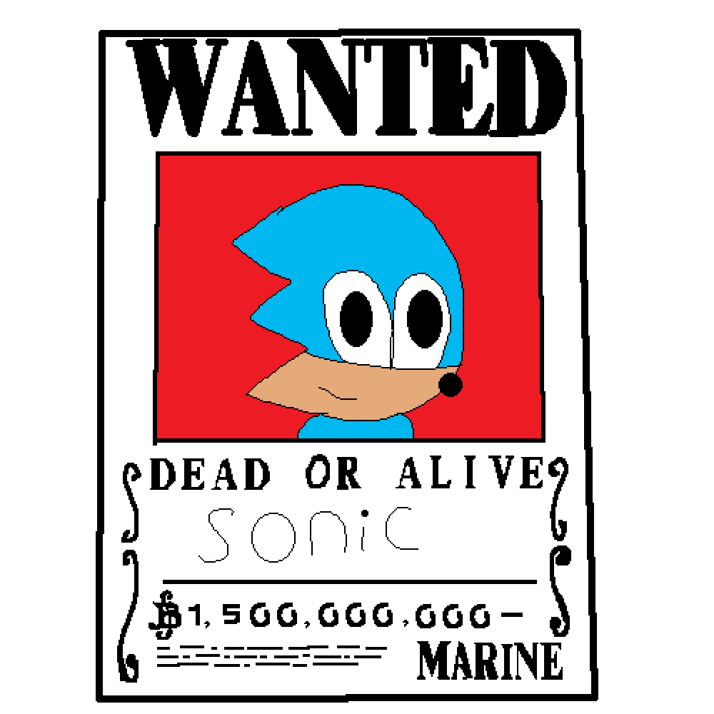 Pixilart - Sonic Is Wanted!? by MatthewW713