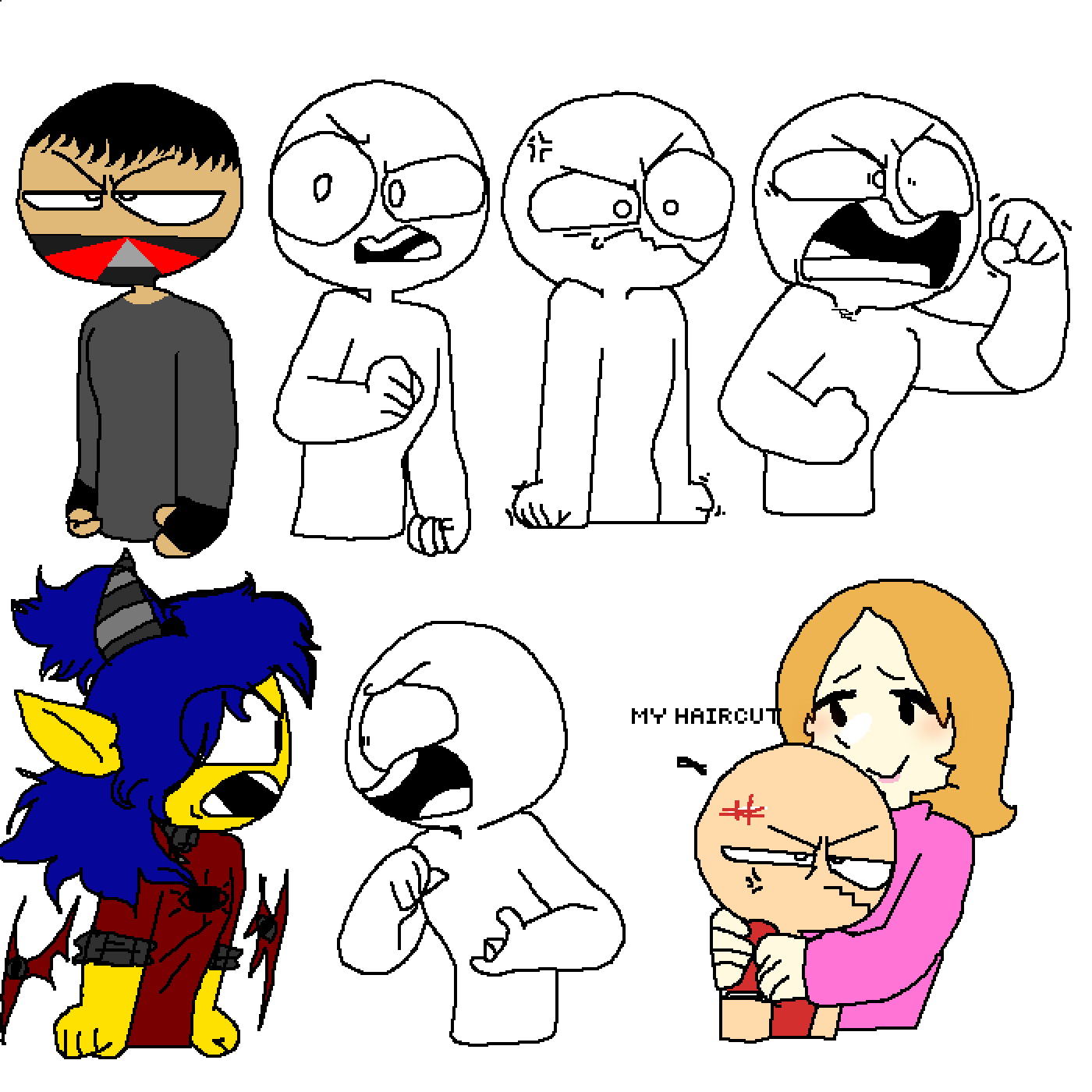 Pixilart - Angry Peeps by Mrdarling3003