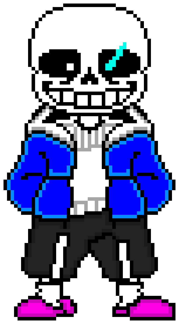 Pixilart - Sans (base used) by worthadoller