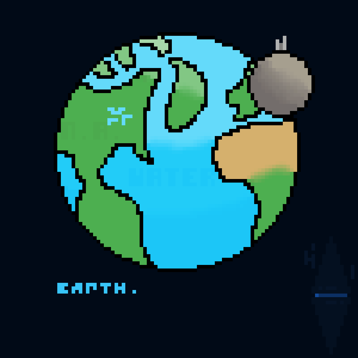 Pixilart - Earth by HXCRP