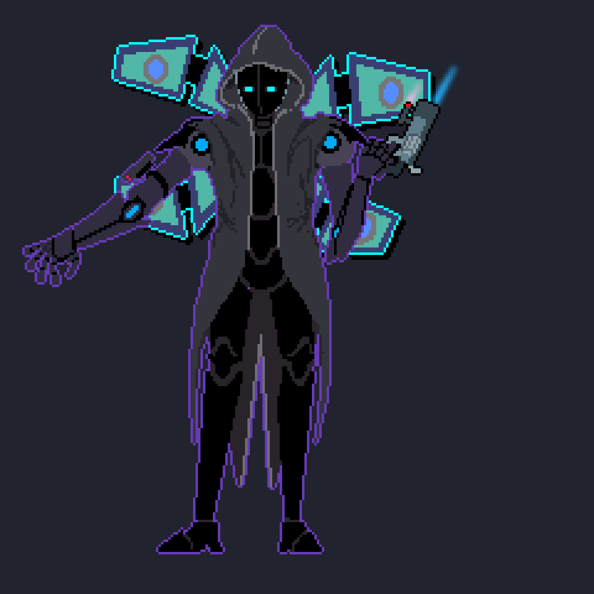 Pixilart - Assassin Bot by UnusualMemes