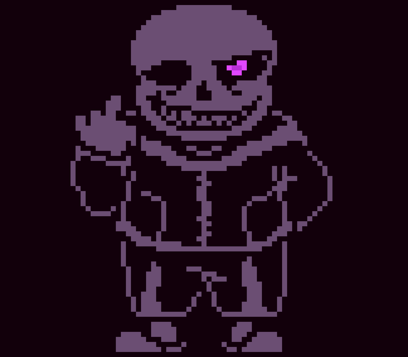Pixilart - Random Sans sprite by F4T4LE3R0R