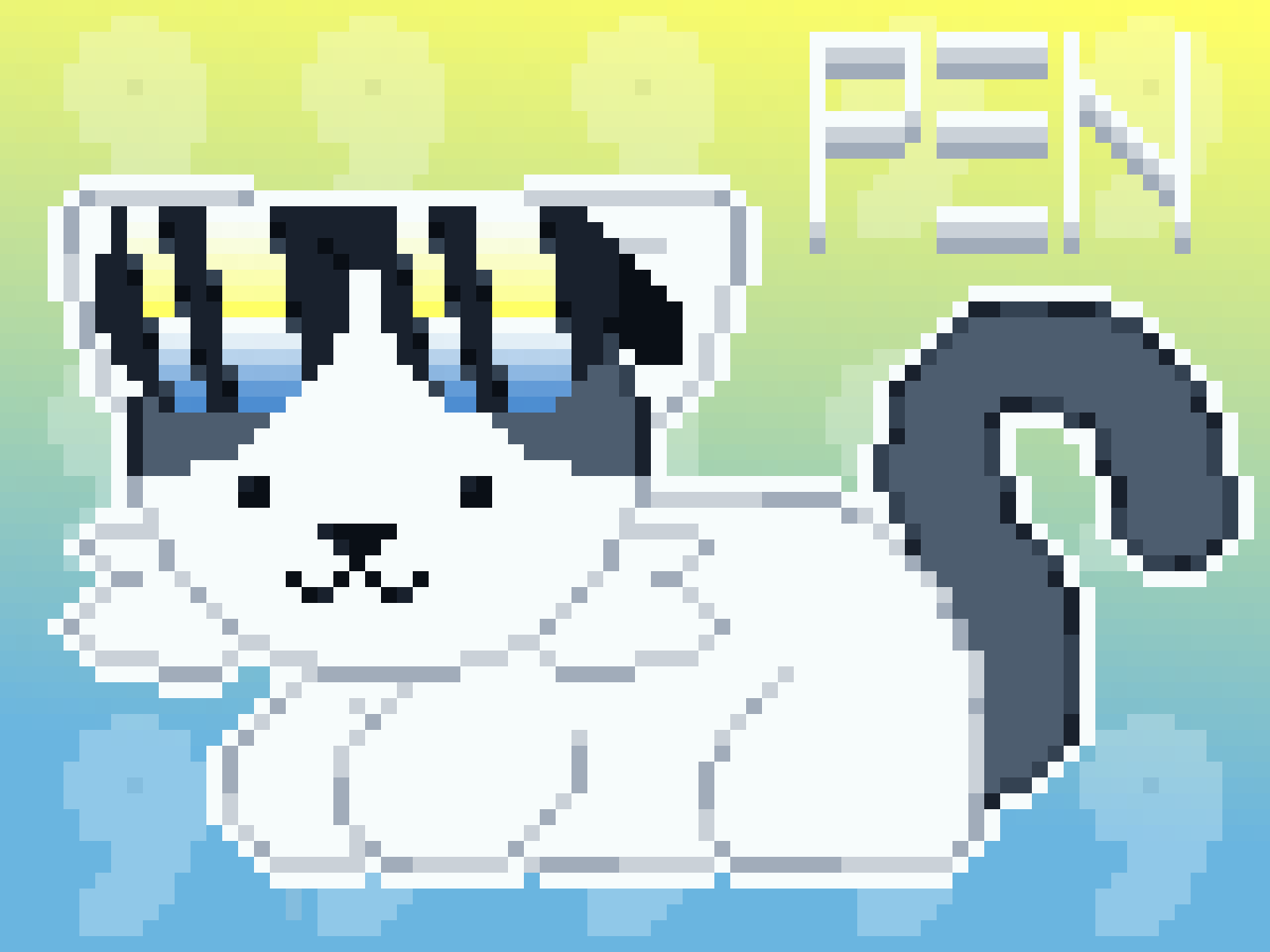 Pixilart - Nines Cat by pentillion