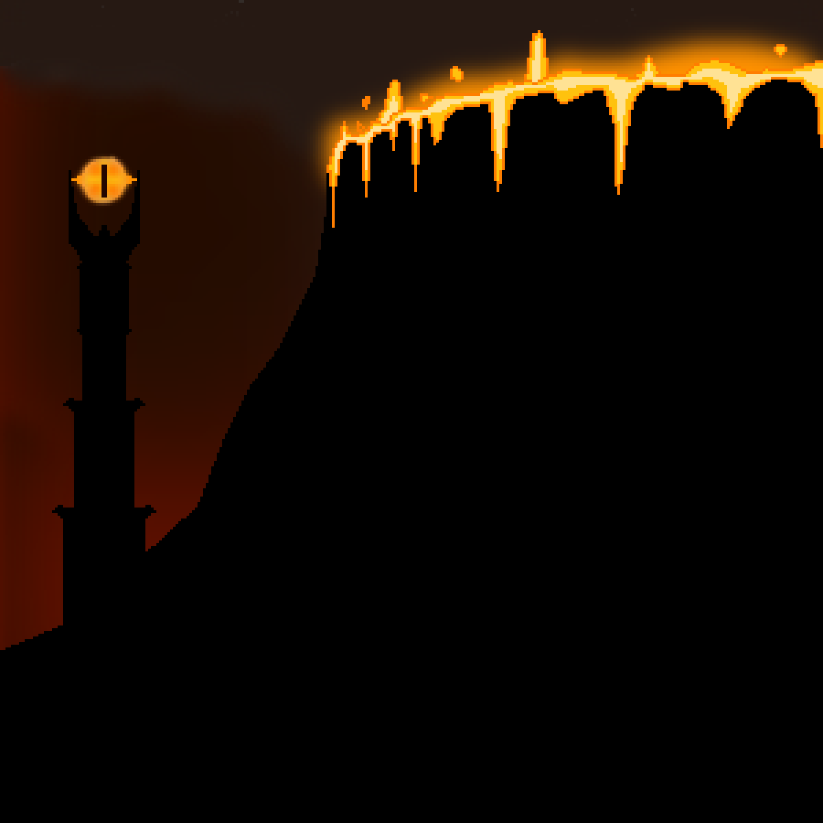Pixilart - Mordor by BillBreaker