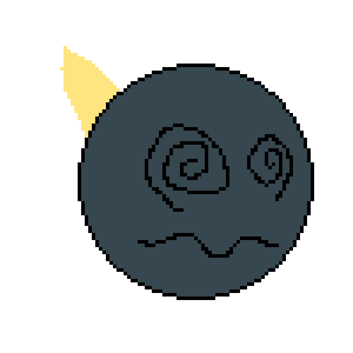 Pixilart - Dizzy Emoji Base by snakeuser
