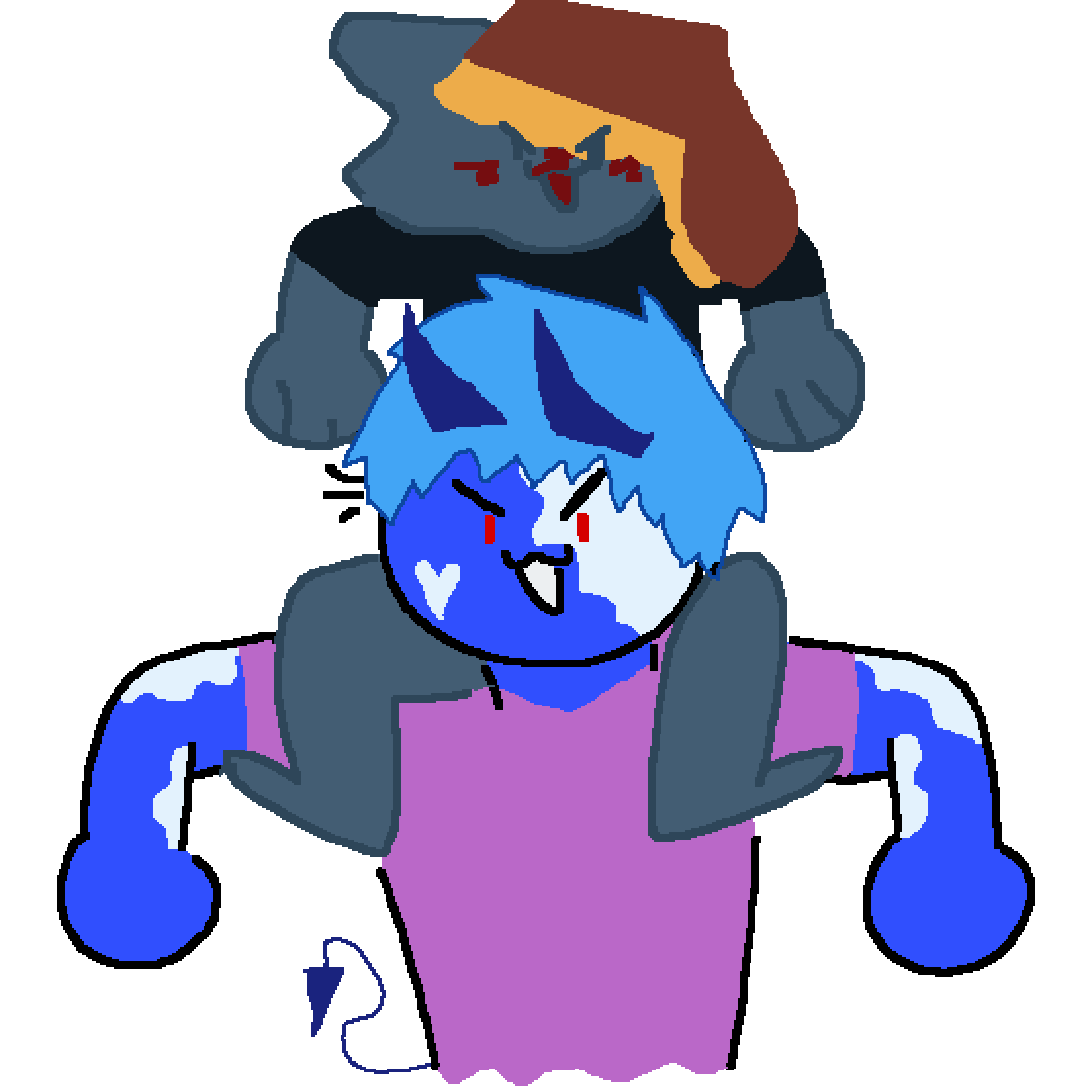 Pixilart - Silly Duo Base by Fanart3