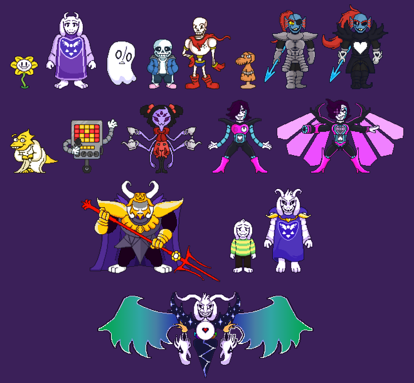 Pixilart - The main cast by a-silent-boy