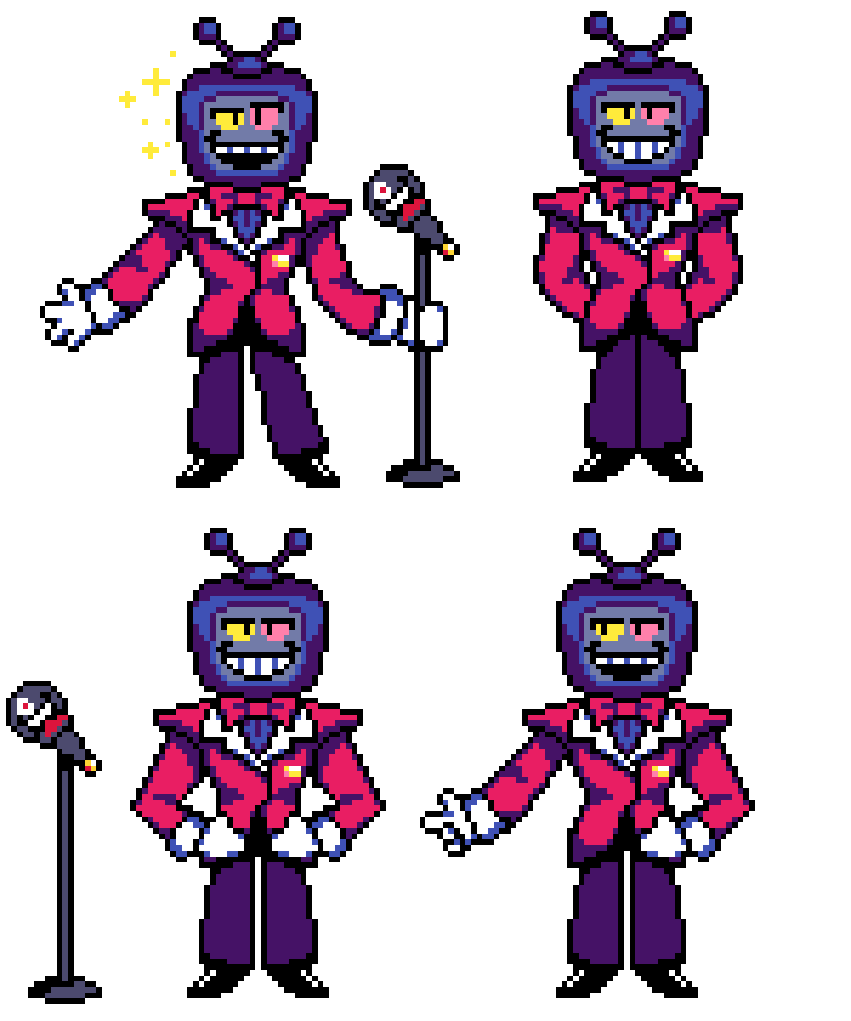 Pixilart - Mike sprites by TheC0MICguy