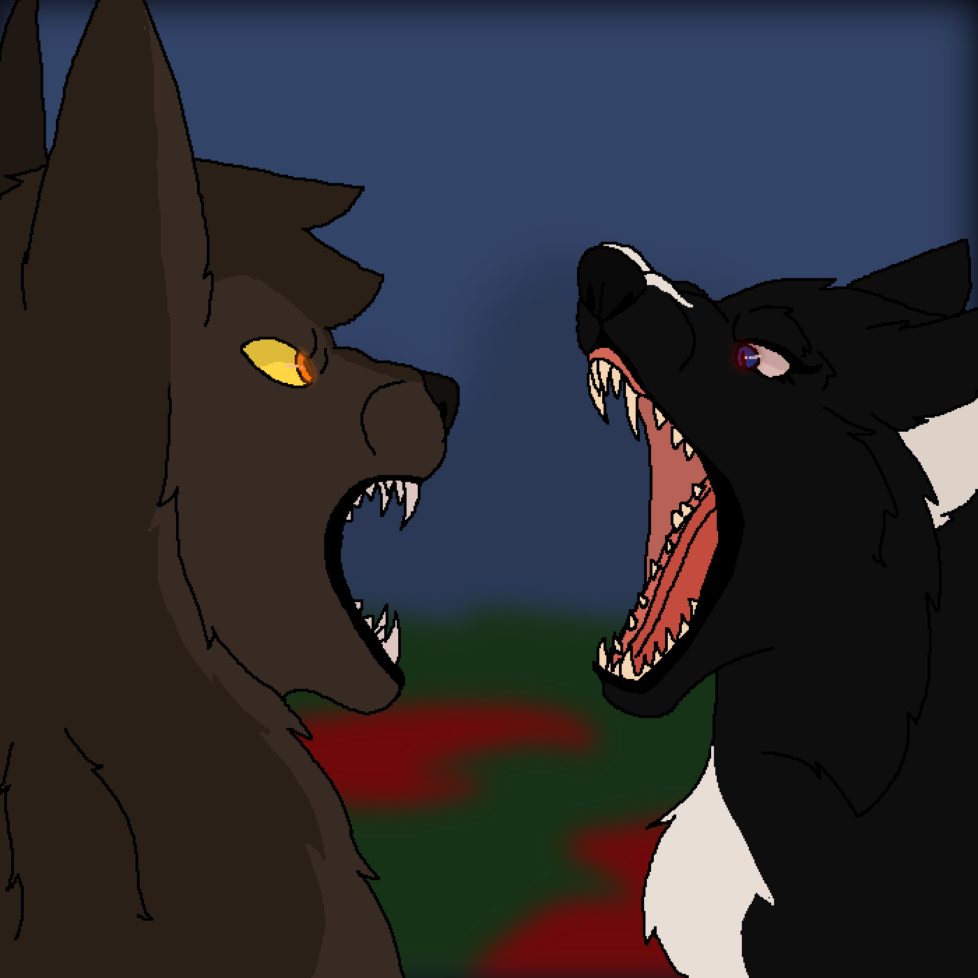 Pixilart - FIGHT by QueenStara