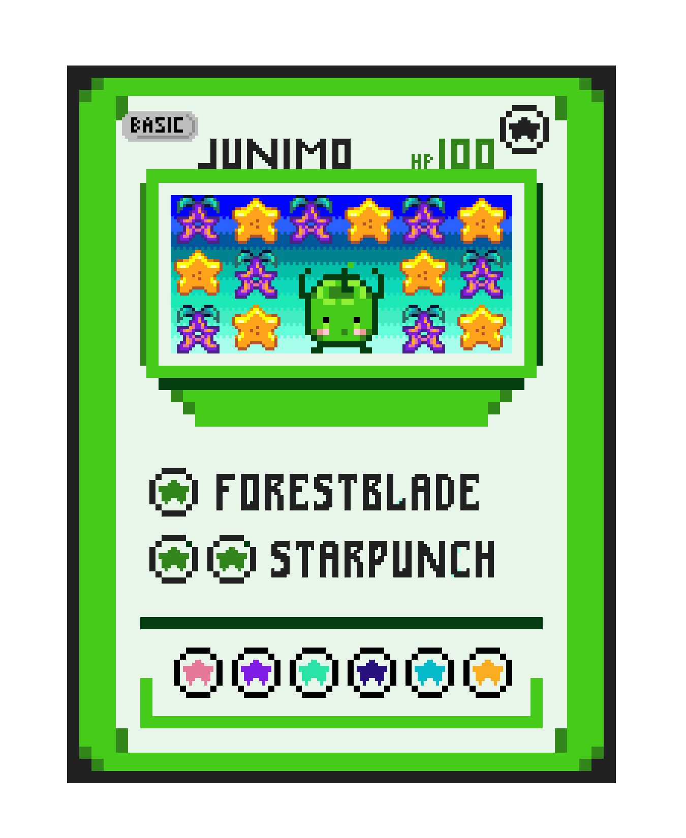 Pixilart - Junimo Pokemon Card by cassat