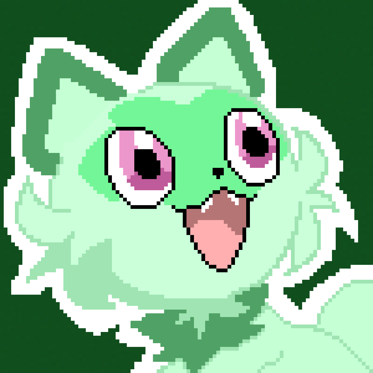 Pixilart - Sprigatito 💚🌱 by Verbena