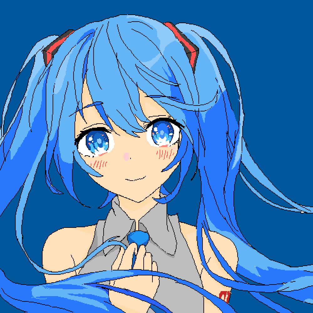 Pixilart - Hatsune Miku by SenpaiIsMine