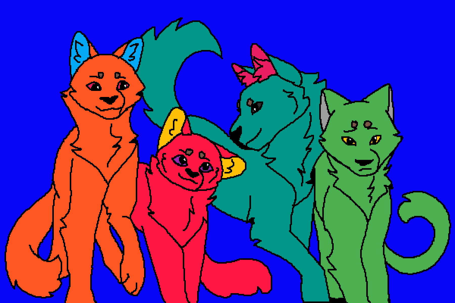 Pixilart - Warrior cats collab by freakster