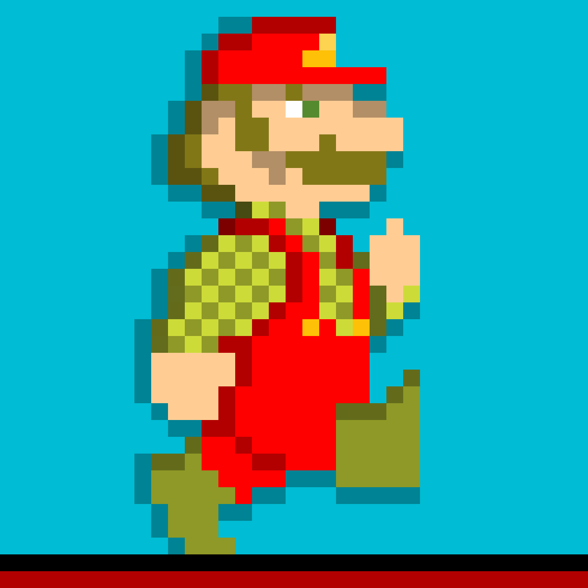 Pixilart - Realistic Mario Walking by AldenKnight24