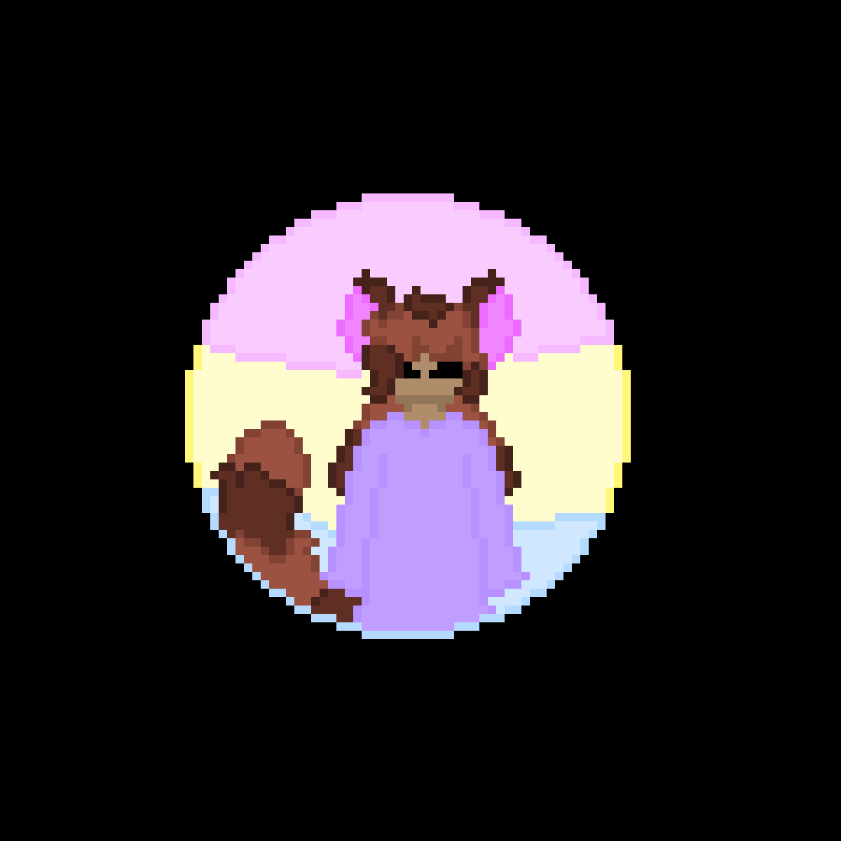 Pixilart - New pfp also redesign of Kuma by H3LLH0UND