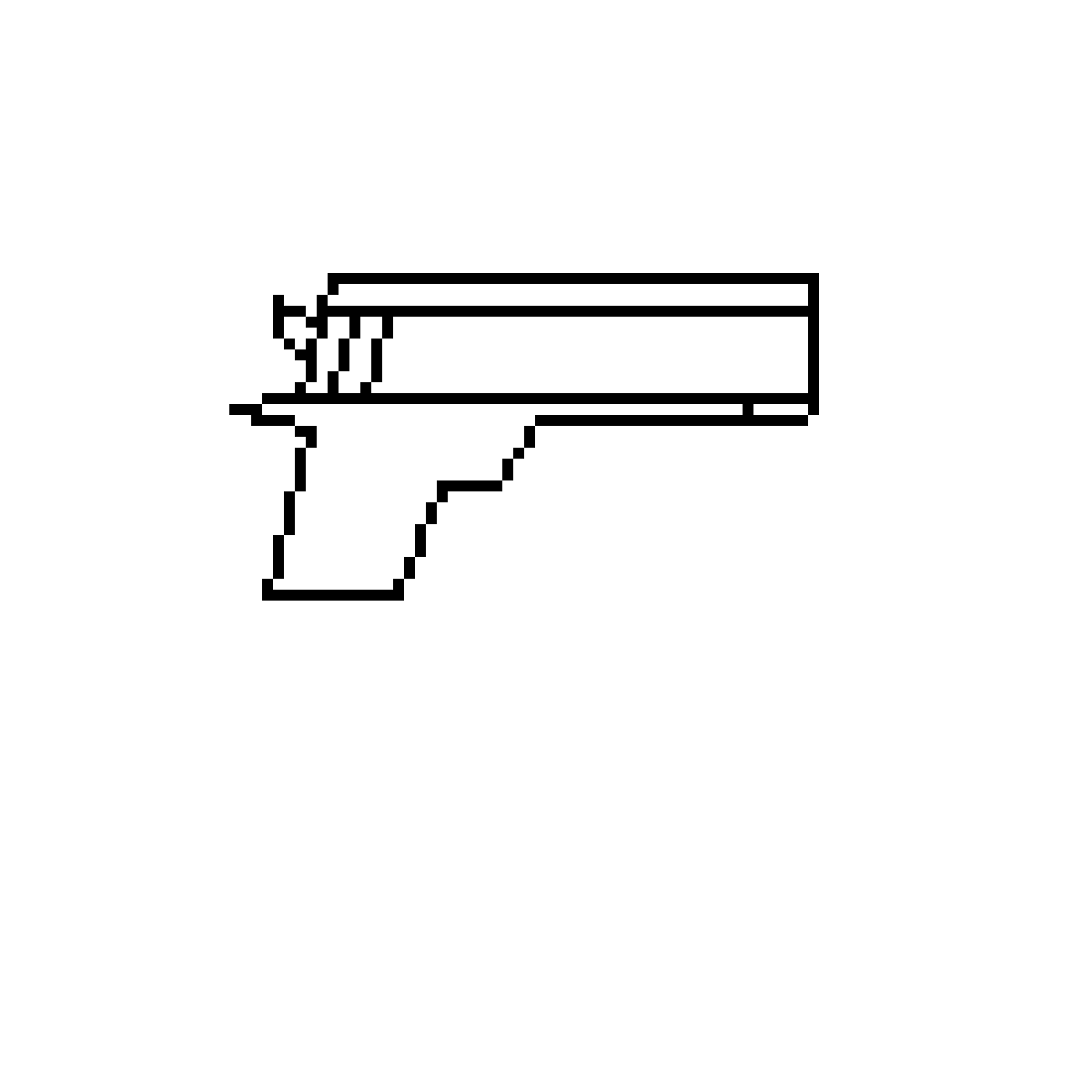 Pixilart - m1911 by Jotaro-ora-ora