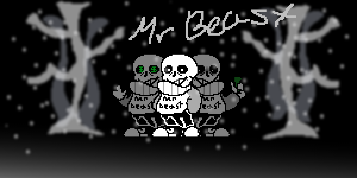 Pixilart - Mr Beast (Promise Sans) by Xr5cv