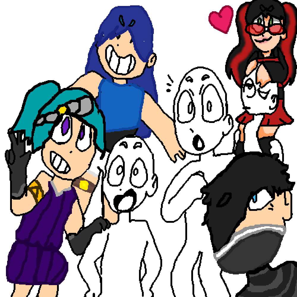 Pixilart - Zane and Lunar and funneh by cheddargirl