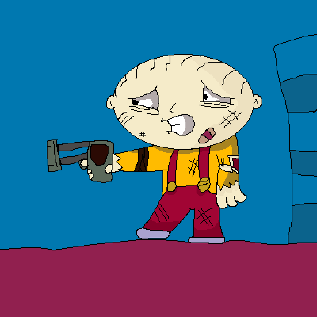 Pixilart - Stewie by Kurtpro8