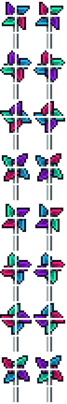 Pixilart - Terraria Tile ID #489 | Pinwheel by tSpritesheeter