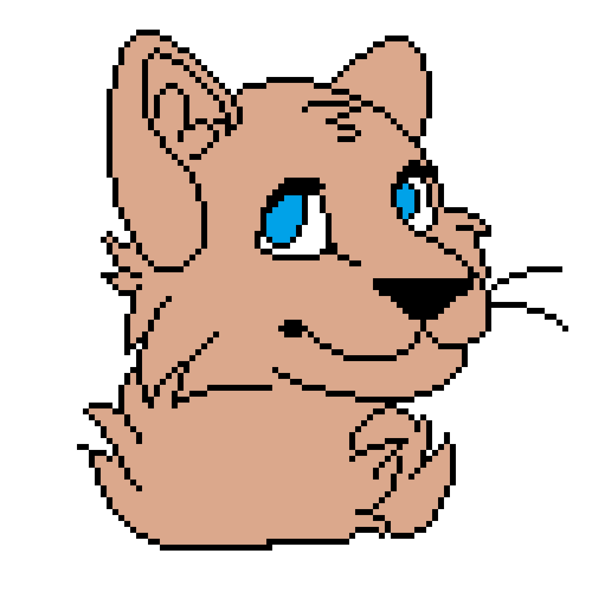 Pixilart - Cat Base by Tinycrackhead