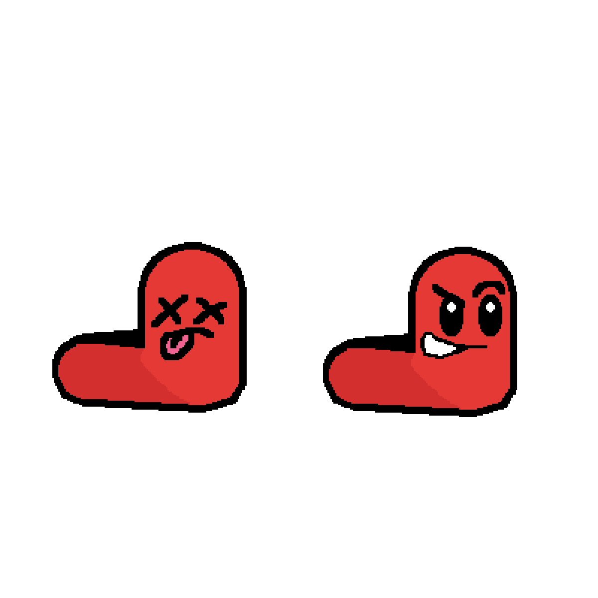 Pixilart - Worm™© FNF Icons by EclipseDrawz